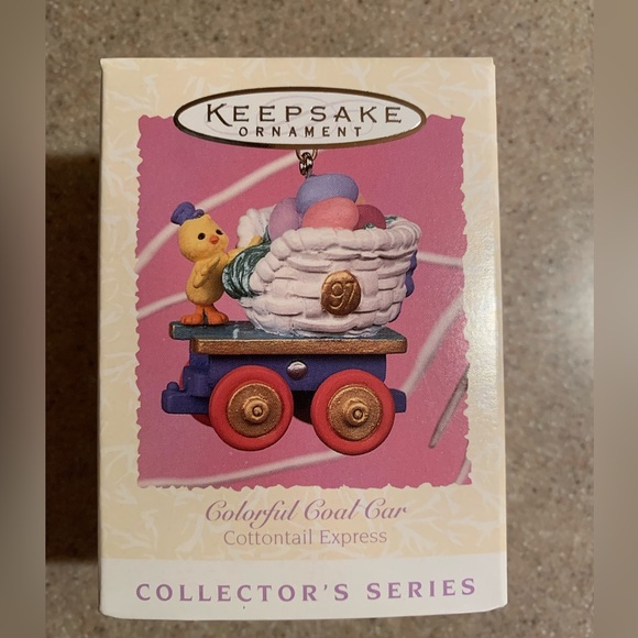 Hallmark | Holiday | 997 Hallmark Colorful Coal Car Easter Ornament ...